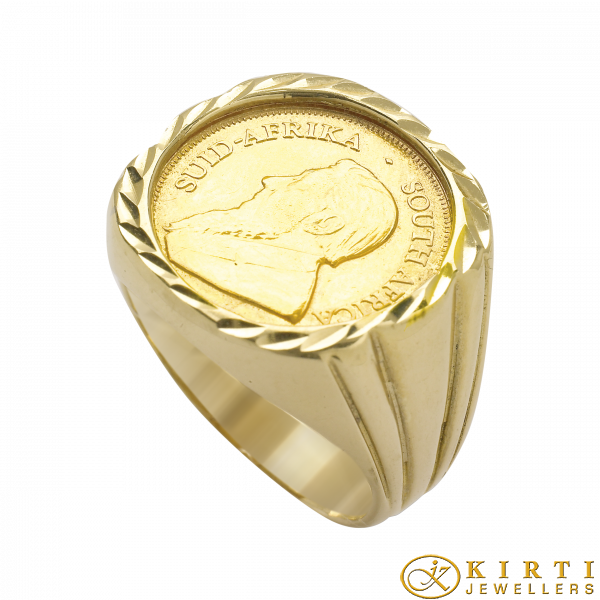 Krugerrand Ring - Kirti Jewellers